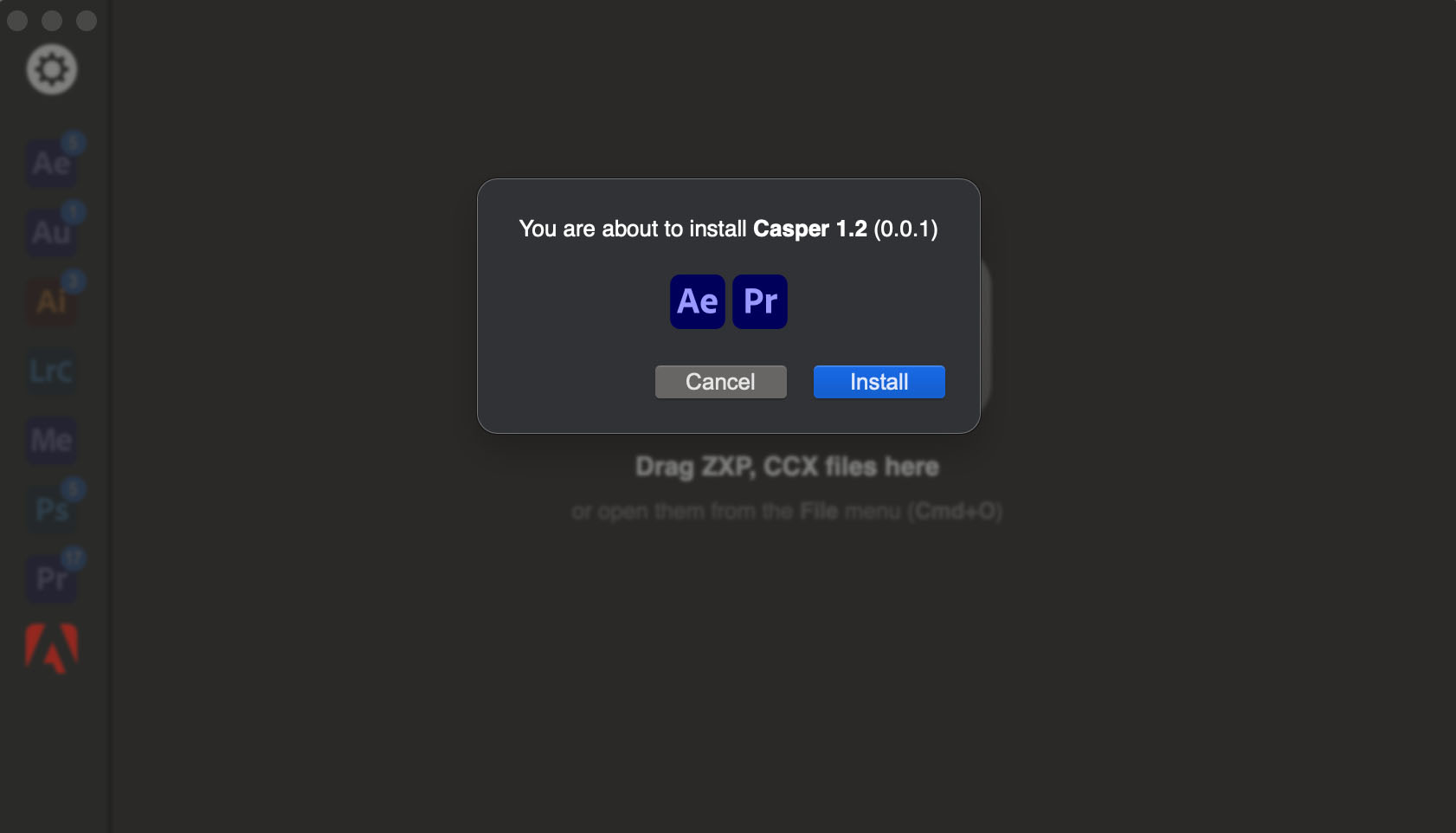 ZXP Installation Guide | Phantom Editor Installation